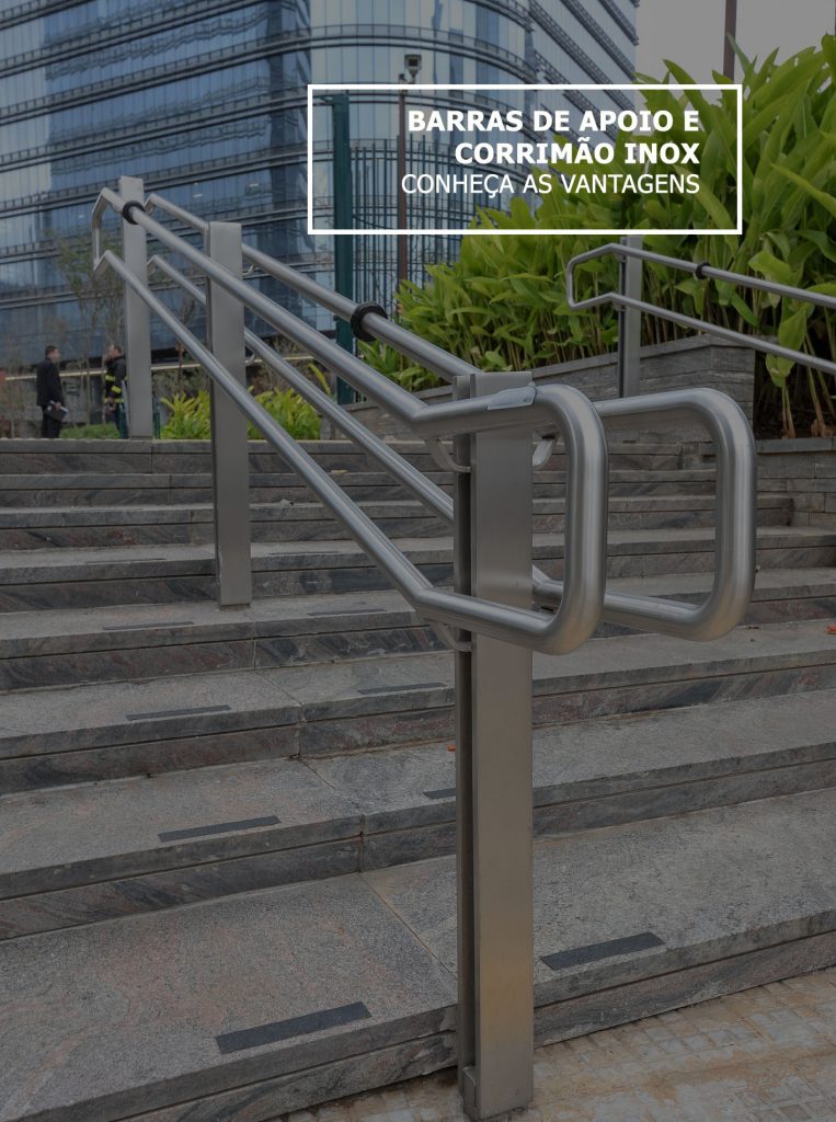 Barras de apoio e corrimão inox: conheça as vantagens - Blog